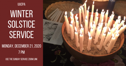 Winter Solstice Ceremony – Unitarian Universalist Church of Palo Alto