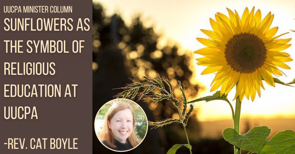 Minister’s Column: Sunflowers as the Symbol of Religious Education at ...