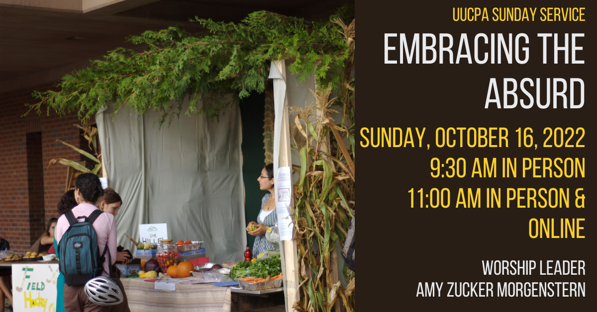 Embracing the Absurd – Unitarian Universalist Church of Palo Alto