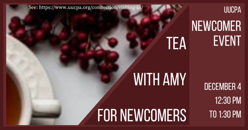 Join me for tea – Unitarian Universalist Church of Palo Alto