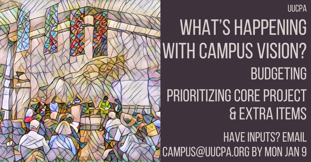 What’s happening with Campus Vision? – Unitarian Universalist Church of ...