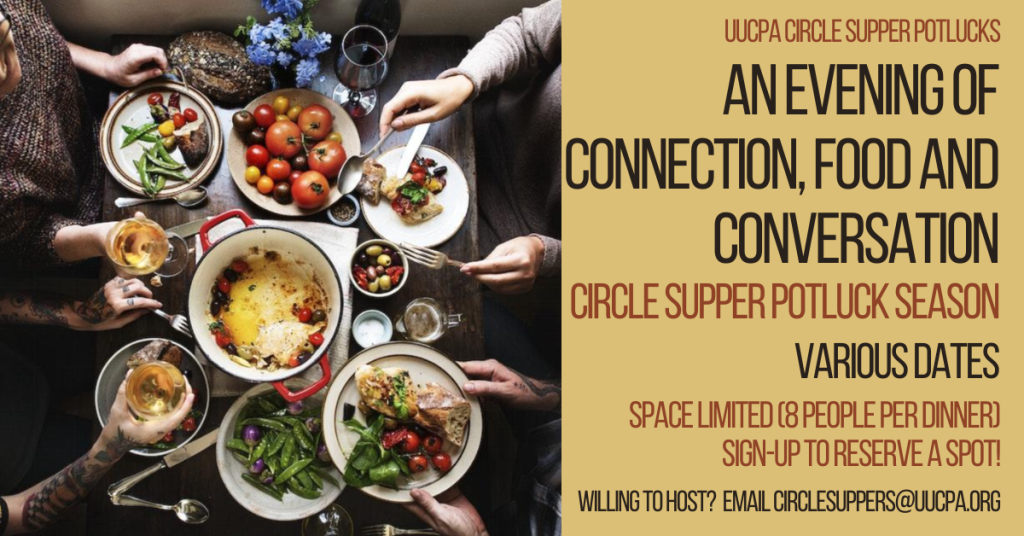 Circle Suppers – An Evening of Connection, Food and Conversation – open ...