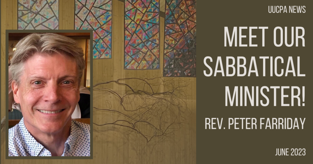 Meet our sabbatical minister! – Unitarian Universalist Church of Palo Alto