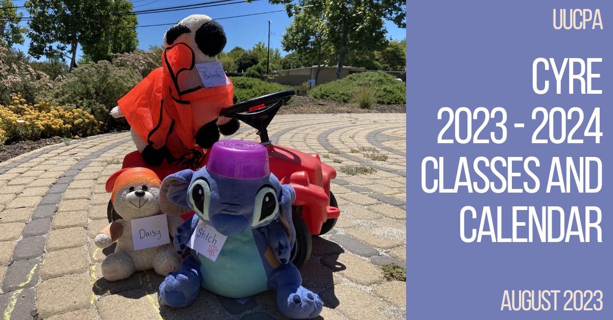 CYRE 2023 – 2024 Classes and Calendar – Unitarian Universalist Church ...