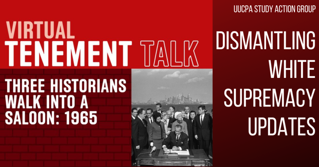 Dismantling White Supremacy updates – Unitarian Universalist Church of ...