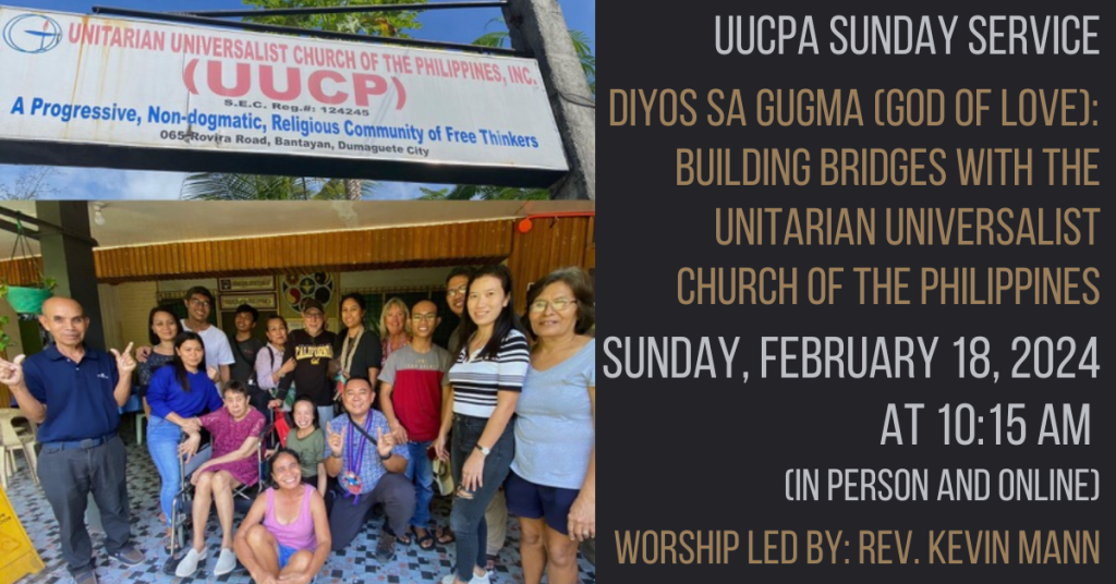 Diyos sa Gugma (God of Love): Building Bridges with the Unitarian ...