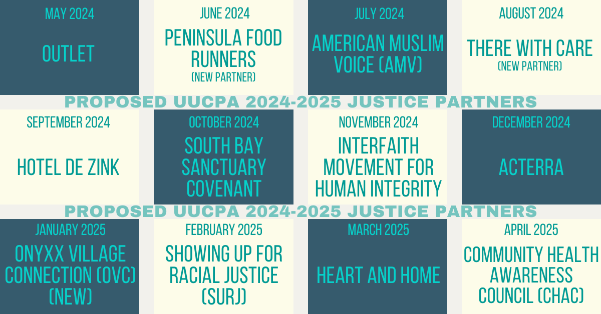 Proposed Slate of Justice Partners for 2024-25 – Unitarian Universalist ...